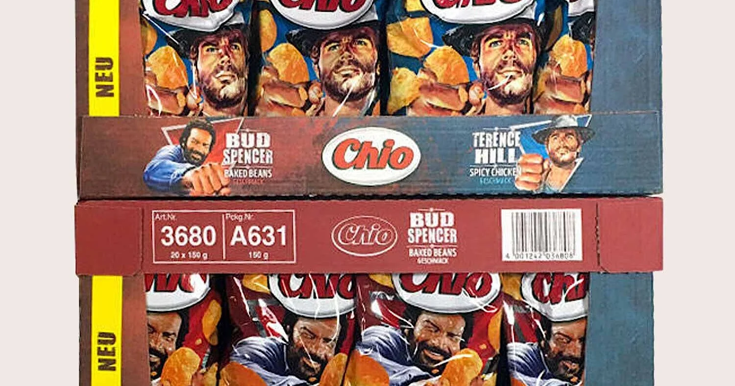 Cardboard boxes for snacks: Crisps in stackable trays | THIMM