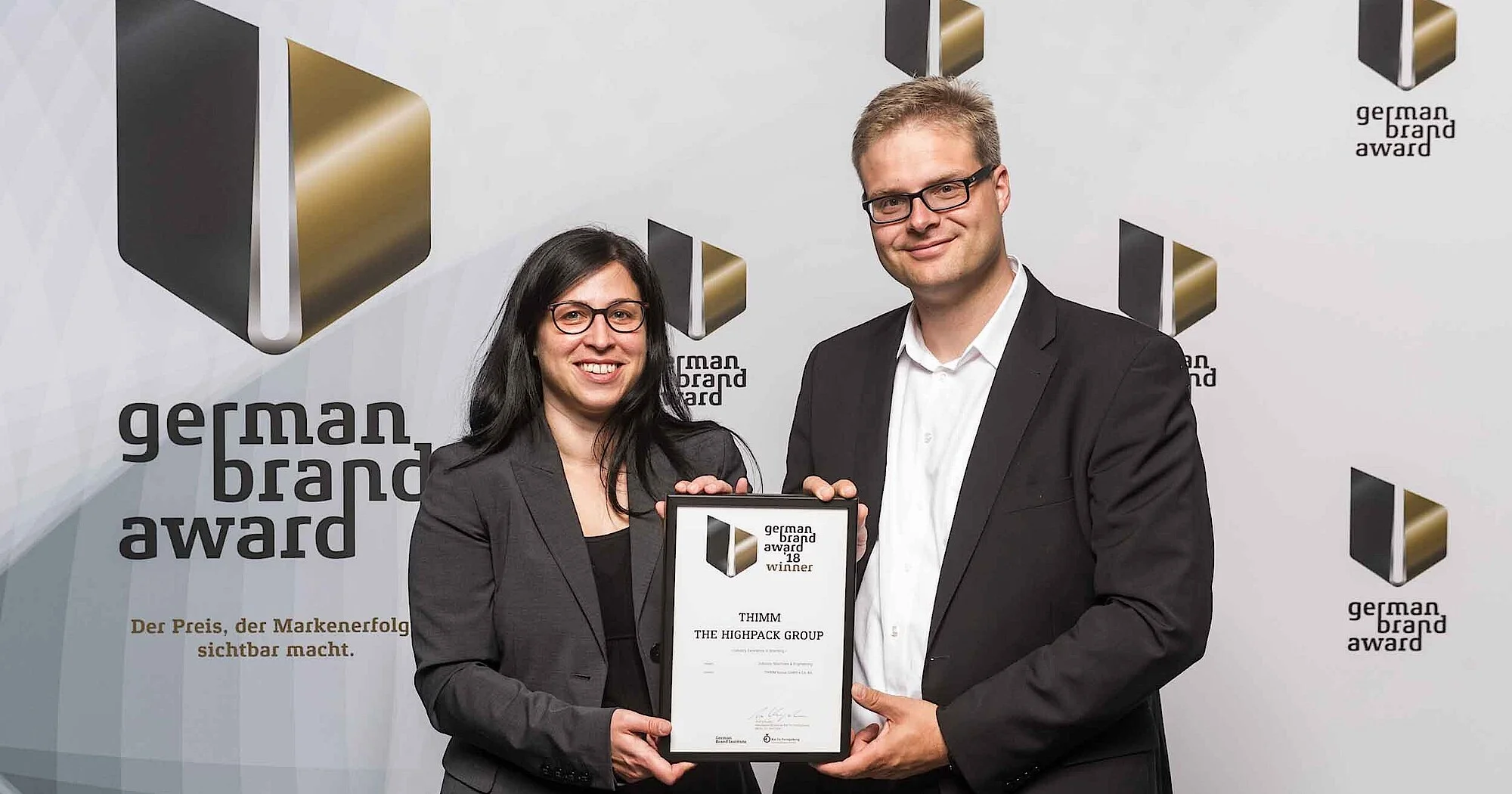 THIMM THE HIGHPACK GROUP gewinnt German Brand Award 2018 | THIMM