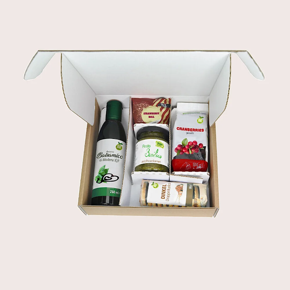 Packaging with flexible compartments | THIMM