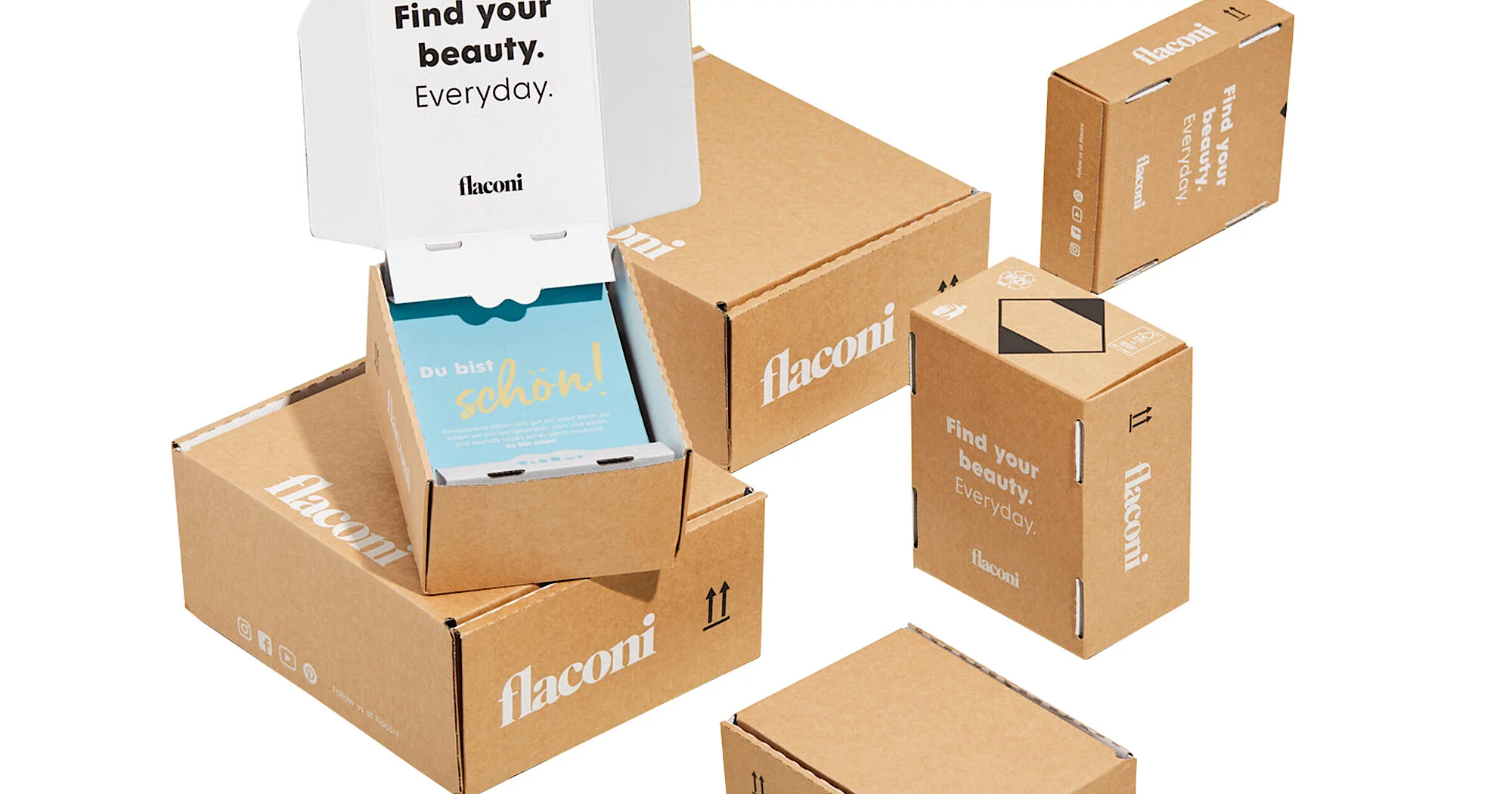 Eye-catching packaging – sustainable shipping packaging for flaconi | THIMM