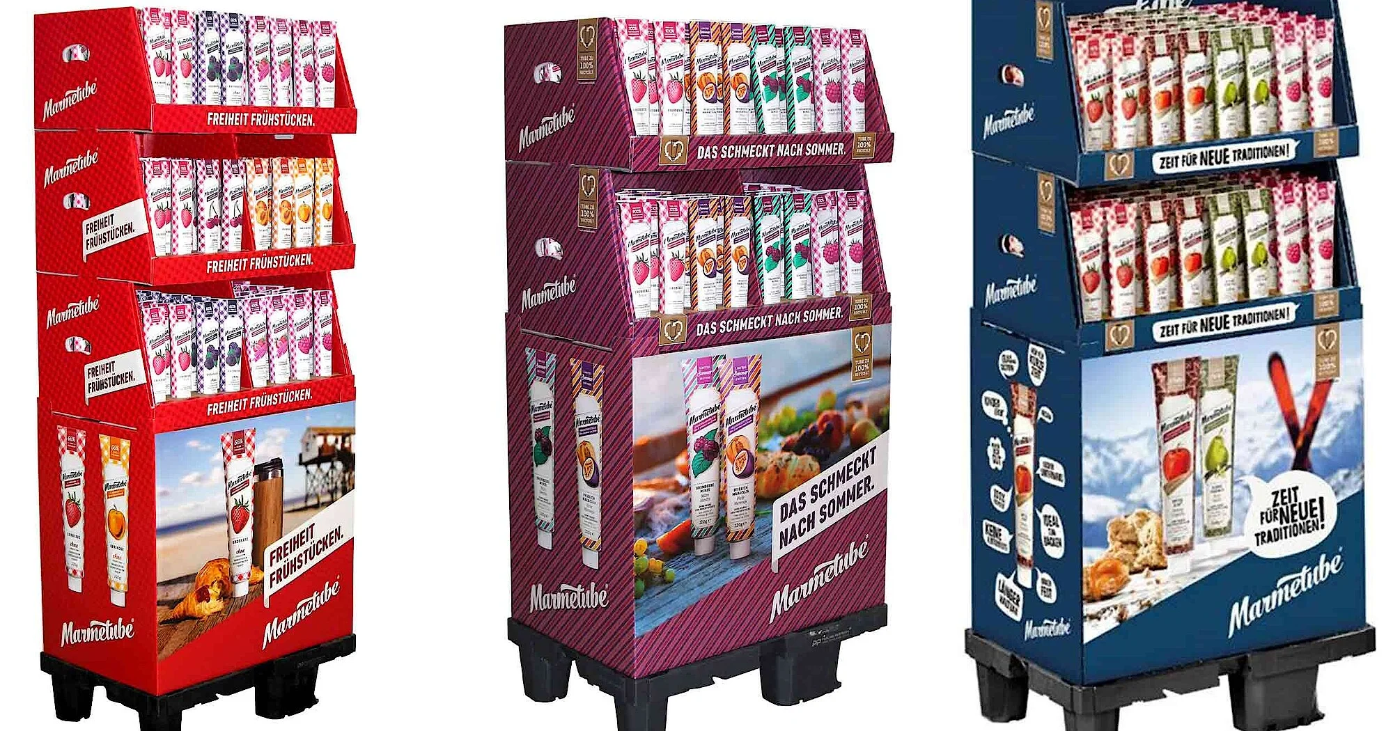 Packaging and display made from corrugated cardboard for the food start ...